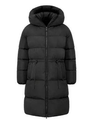 Bacon Cloud 105 Drawstring-waist Coat - Black
