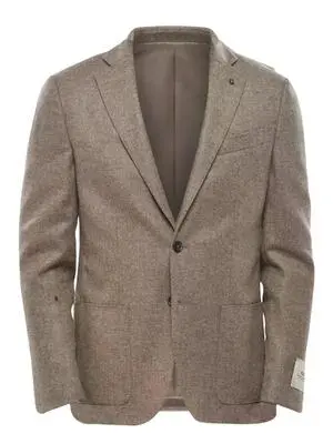 Corneliani Single-breasted Notch-lapel Blazer - Brown