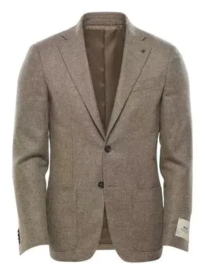 Corneliani Single-breasted Notch-lapel Jacket - Neutrals