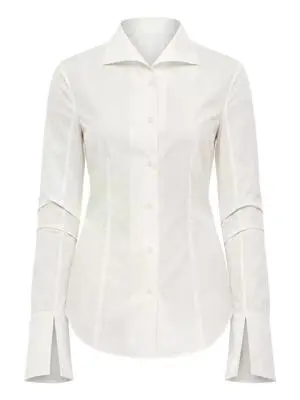 1989 STUDIO Slim-fit Cotton Shirt - White