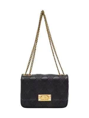 Valentino Garavani Valentino Garavani Quiltie 67 Shoulder Bag Black