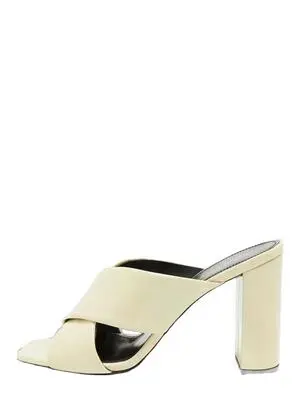 Saint Laurent Loulou Heeled Sandals - Neutrals