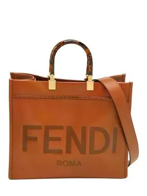 Fendi Sunshine Tote Bag - Brown