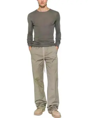 Rick Owens Dietrich Drawstring Waistband Trousers - Grey