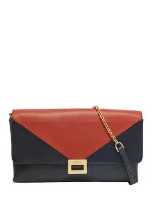 TOD'S Leather Clutch Bag - Blue