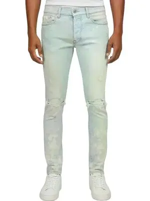 Amiri Distressed Skinny Jeans - Blue