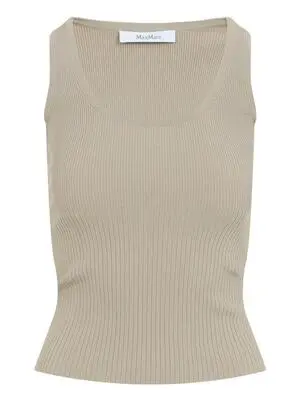 Max Mara Max Mara Ghiro Knit Tank Top Multicolor