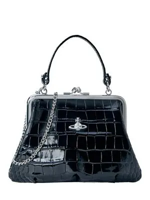 VIVIENNE WESTWOOD Vivienne Westwood Granny Frame Handbag Black