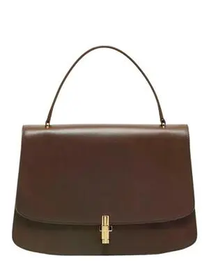 THE ROW Sofia Leather Tote Bag - Brown