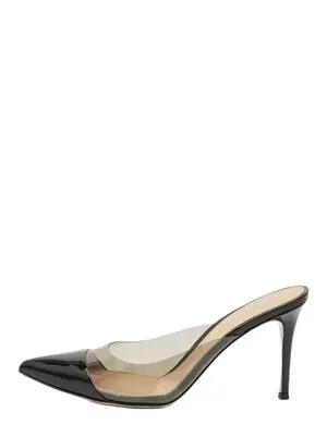 GIANVITO ROSSI Elle Pointed-toe Mules - Black