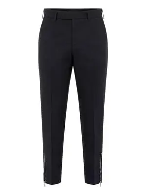 Neil Barrett Jamie Zip-hem Trousers - Blue