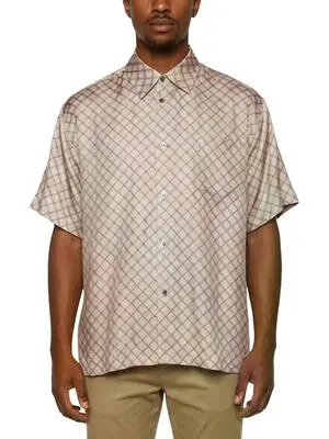 John Elliott Printed Silk Shirt - Neutrals