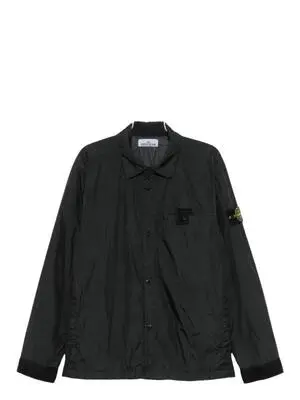 Stone Island Logo Patch Jacket - Black