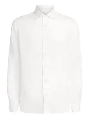Ralph Lauren Purple Label Linen Shirt - White