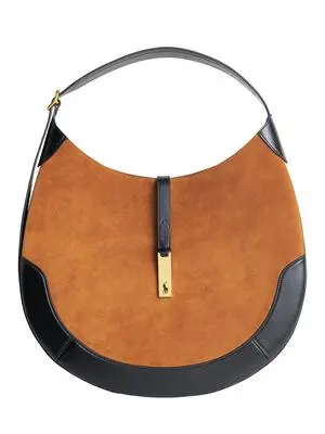 Polo Ralph Lauren Suede Shoulder Bag - Brown