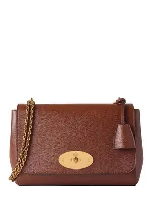 Mulberry Lily Leather Shoulder Bag - Brown