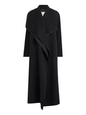 RETORI Virgin Wool Double Coat - Black