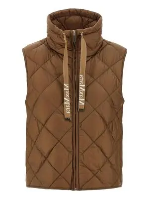 Max Mara Tregic Quilted Vest - Brown