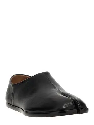 MAISON MARGIELA Tabi Soft Vintage Leather Babouches - Black