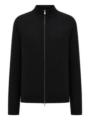 Brunello Cucinelli Brunello Cucinelli Cashmere Zip-Up Cardigan Black
