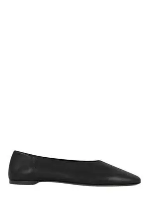 TOTEME Nappa Slip Ballet Flats - Black