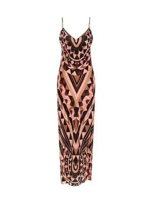 Emilio Pucci Manuba Print Silk Dress - Pink