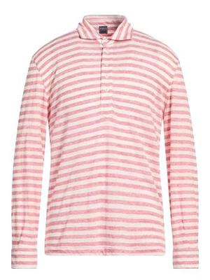 Fedeli Polo Shirt Size Linen - Red