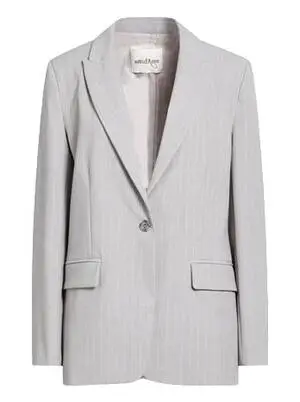 OTTOD'AME OTTOD'AME Single-Breasted Striped Blazer