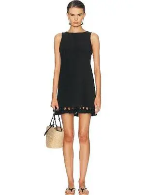 Cap D'antibes Manon Courte Dress - Noir