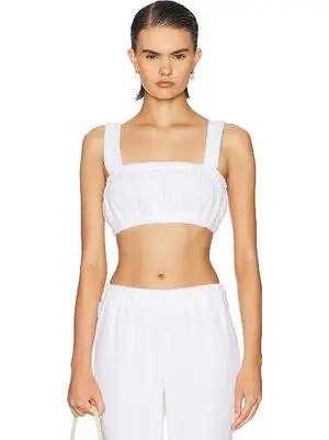 Cap D'antibes Paulette Terry Tank Top - Blanc