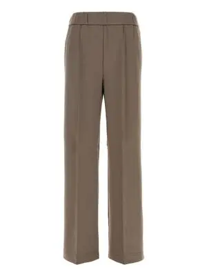 Moncler Stretch Nylon Blend Trousers - Brown