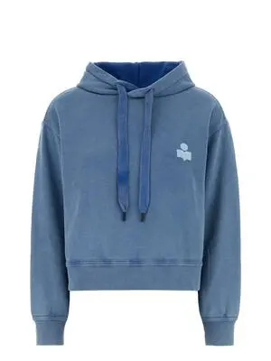 Isabel Marant Étoile Salmy Cotton Blend Sweatshirt - Blue