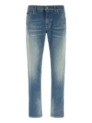 Dolce & Gabbana Stretch Denim Skinny Jeans - Blue