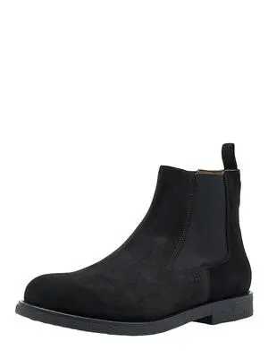 BOSS Kope Suede Chelsea Boots - Black