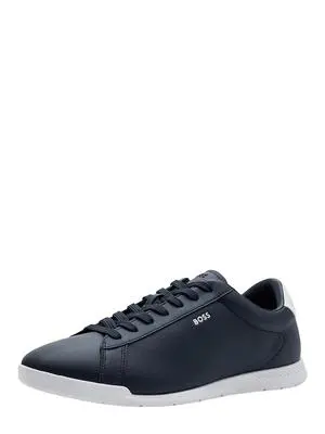 BOSS Nitan Low Profile Lace-up Sneakers - Blue