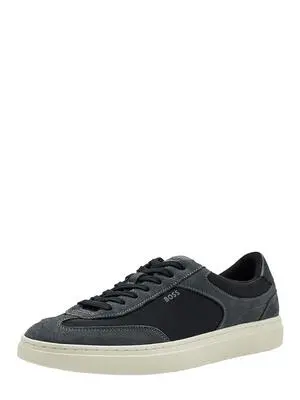 BOSS Kieran Suede Sneakers - Navy