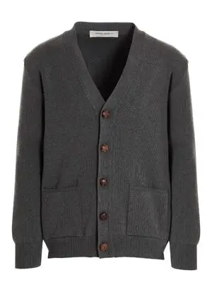 GOLDEN GOOSE GOLDEN GOOSE Logo Detail Cotton Cardigan