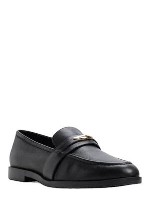 Aldo Ellya Loafer With Polished Hardware - Black