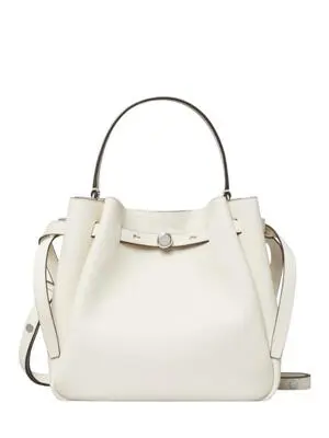 Tory Burch Romy Bucket Bag - Light Cream