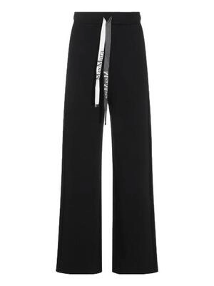 Max Mara S Max Mara Bali Wide-Leg Drawstring Pants Black
