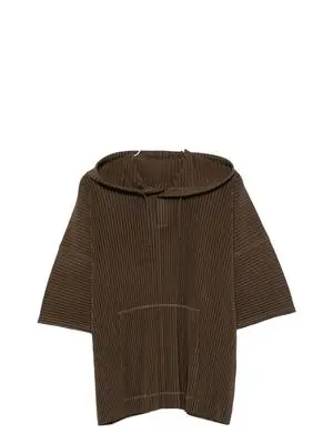 Issey Miyake Homme Plissé Issey Miyake Plissé-Effect Drawstring Hoodie No