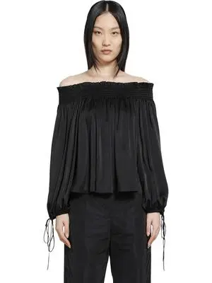 Chloé Off-the-shoulder Top - Black