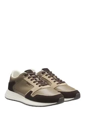 BOSS BOSS By Hugo Vinston Runner Sneaker Open Brown
