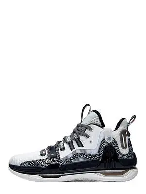 361 DEGREES X Three-body Ag1 Pro Sneakers - White/black/silver