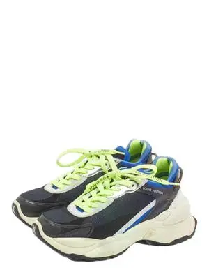 LOUIS VUITTON Run 55 Mesh Sneakers - Black