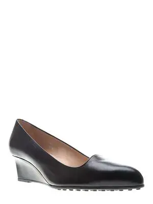 TOD'S Low Wedge Pumps - Black