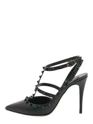 Valentino Garavani Rockstud Cage Pumps - Black