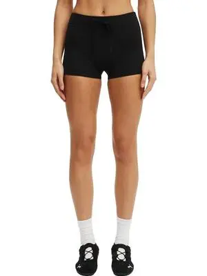 Cotton:on COTTON ON BODY Active Ultra Soft Tie Front Micro Short Black