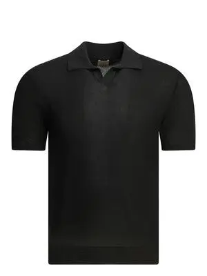 RAKKI Marlon Brando" Polo Shirt - Black