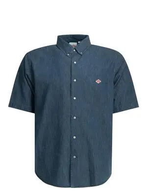 DANTON Short Sleeve Denim Shirt - Blue